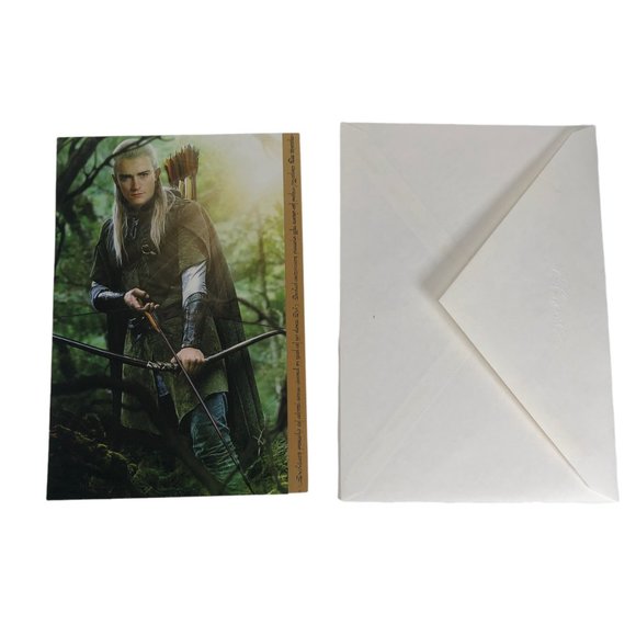 Office | Lord Of The Rings Legolas Greeting Card J R R Tolkien Elf ...